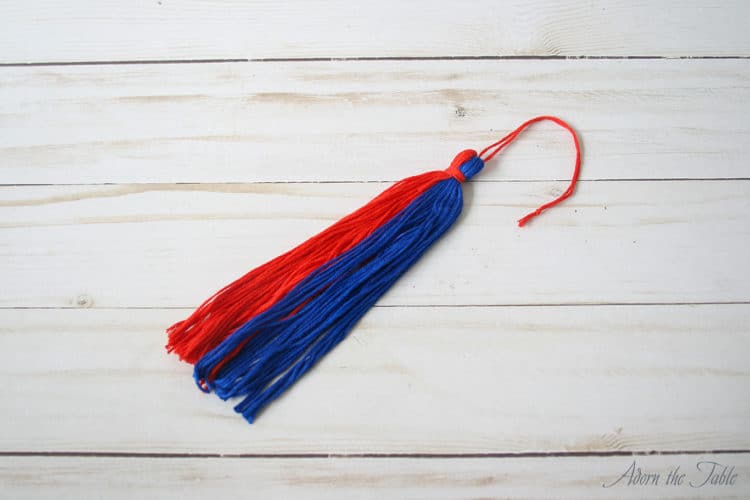 How to Make a Graduation Tassel Using Embroidery Floss - Adorn the Table