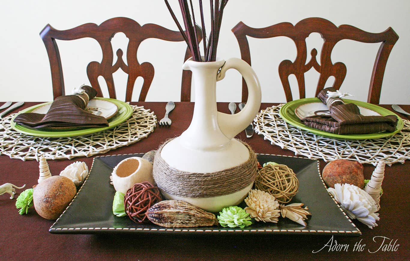 Safari Table Setting - Cute & Simple DIY - Adorn the Table