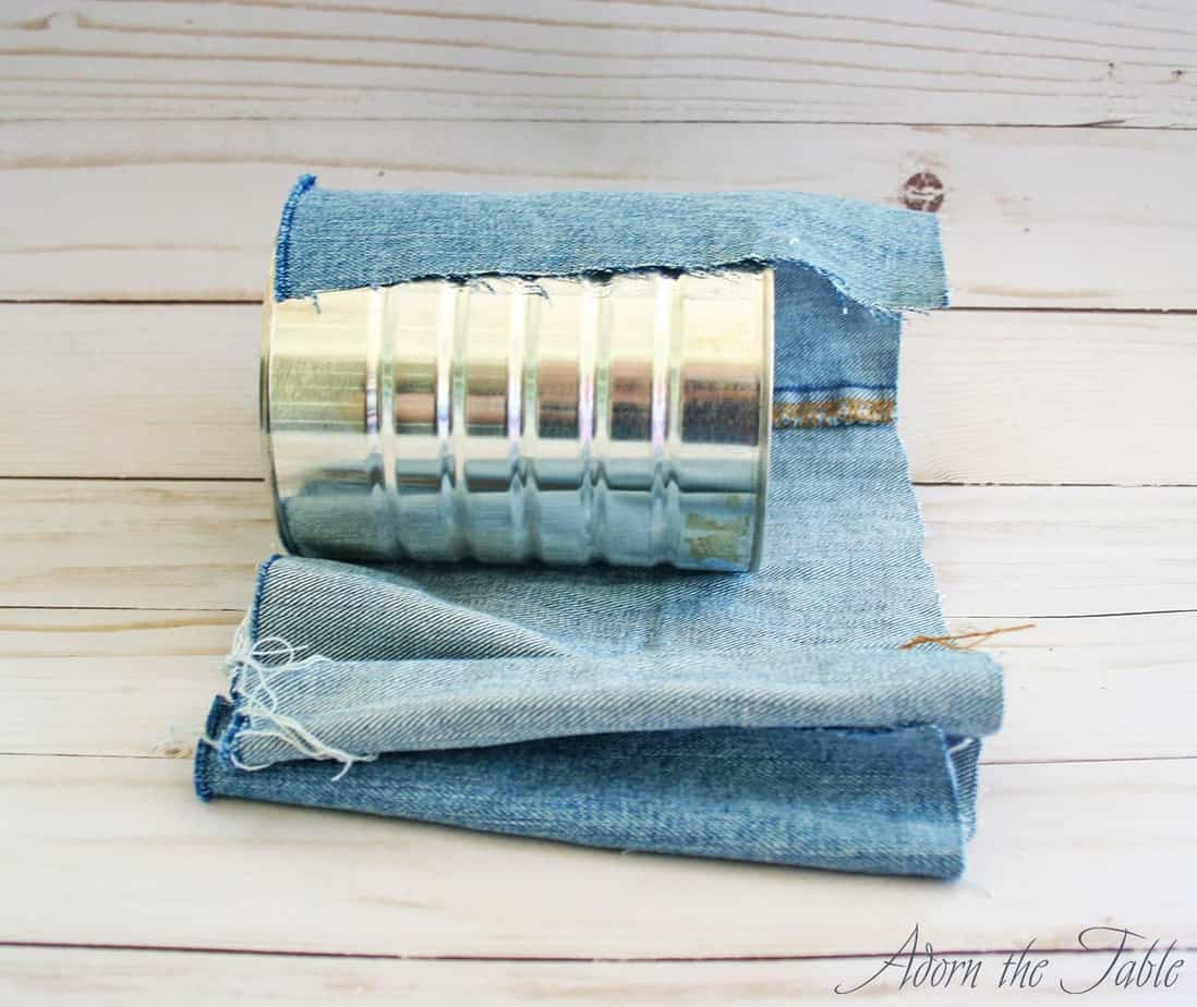 Upcycled Coffee Can Vase - Fun DIY - Adorn the Table