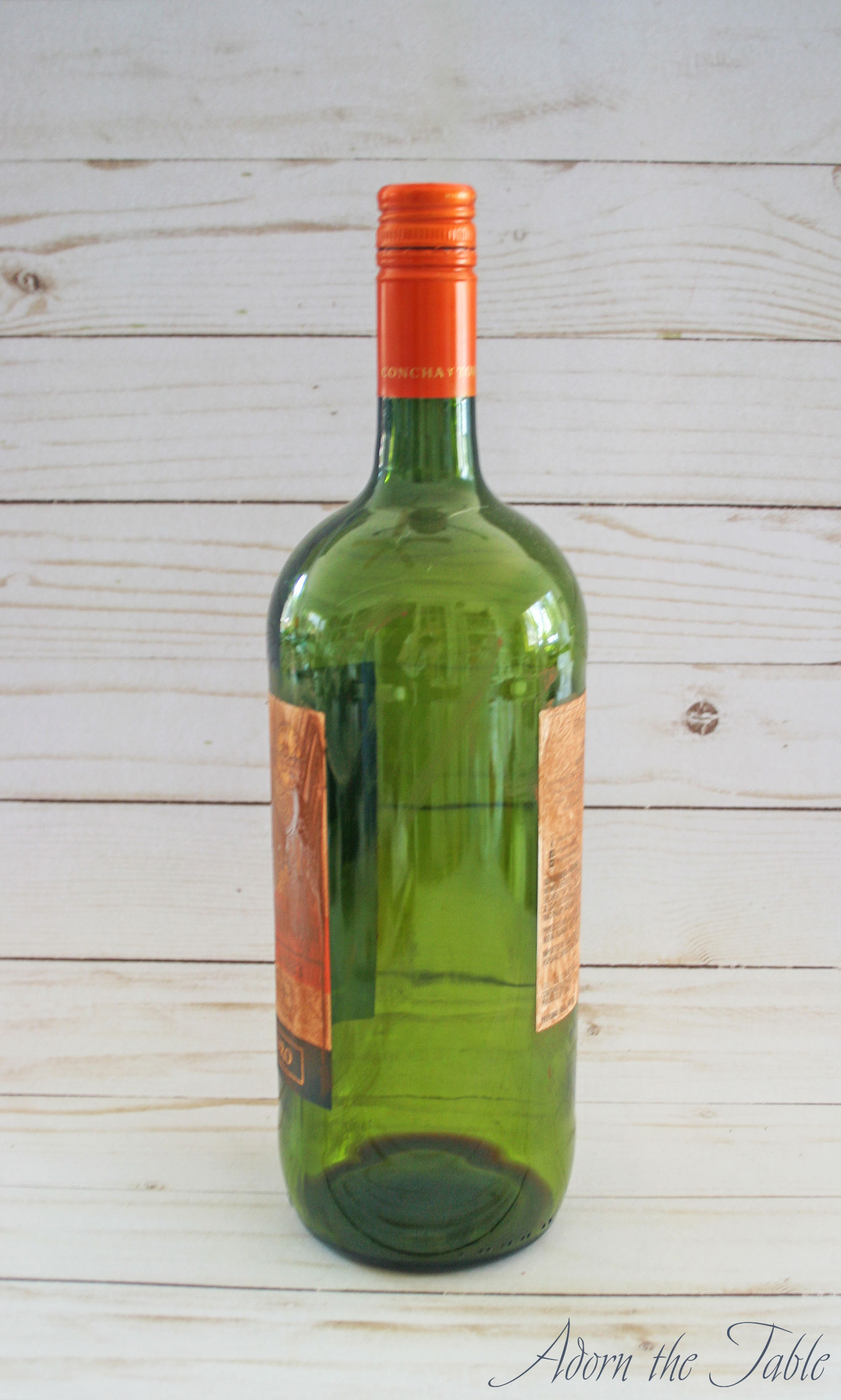 Dripped Wax Wine Bottles for Halloween - Easy DIY - Adorn the Table
