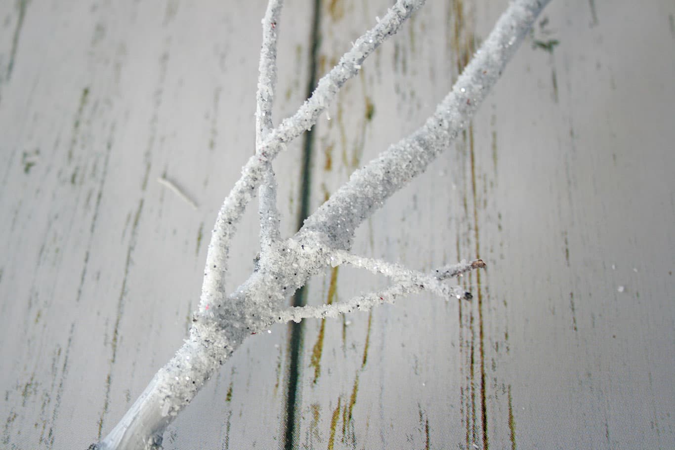 Realistic Snow-Covered Branches DIY - Adorn the Table