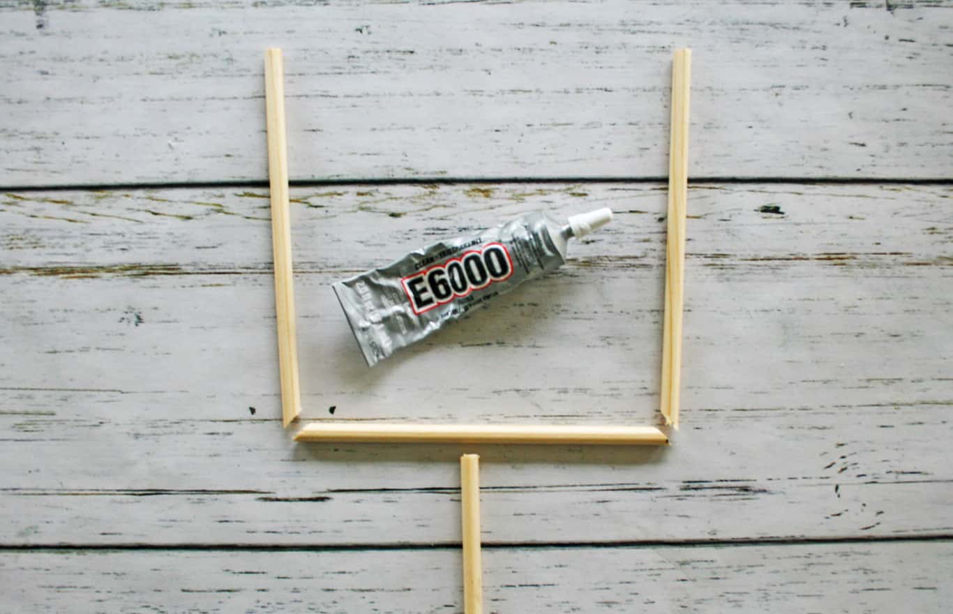 How to Make Football Goalposts for a Party - Adorn the Table