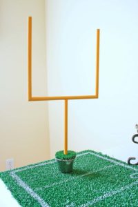 How to Make Football Goalposts for a Party - Adorn the Table