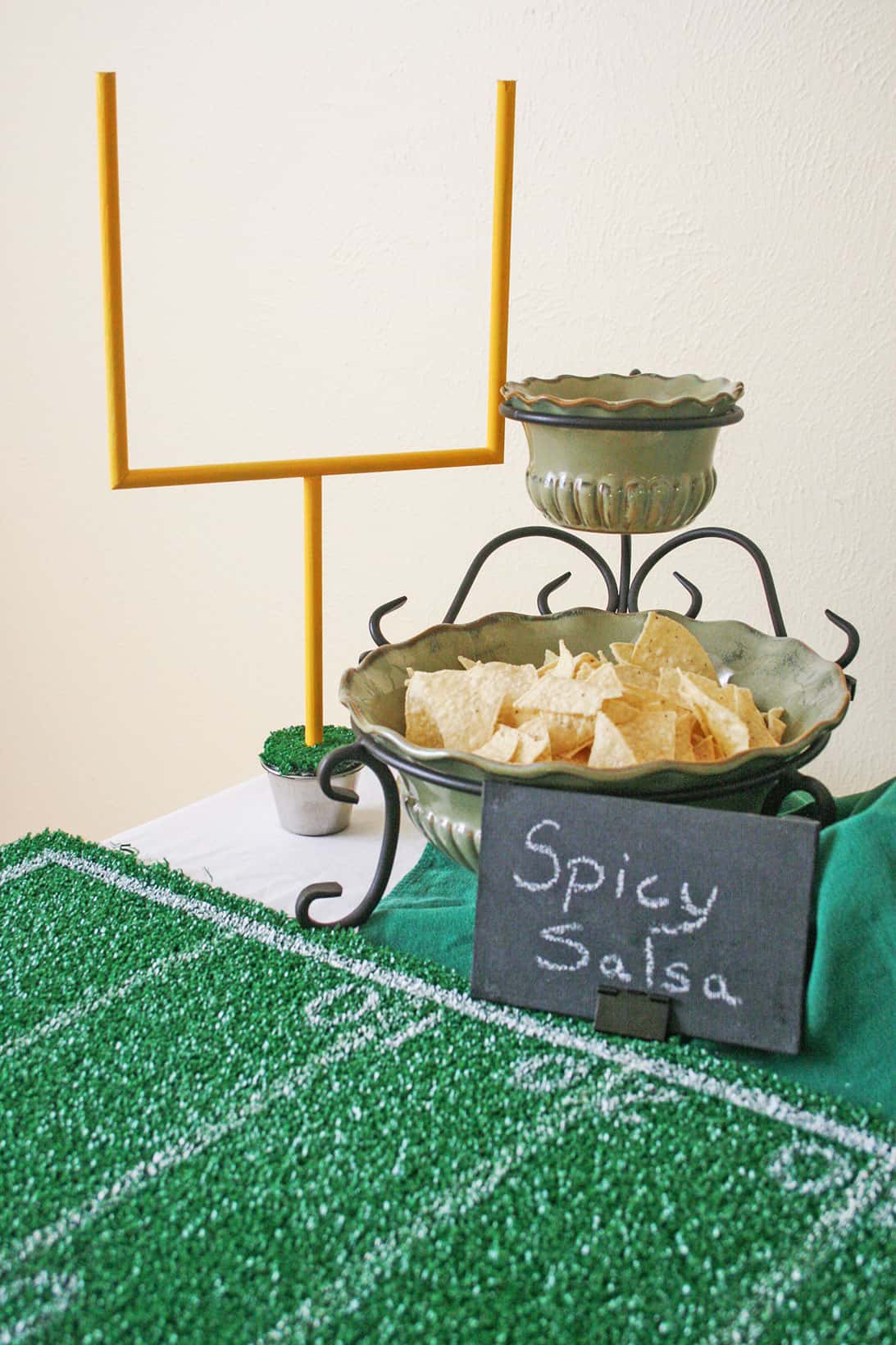 Super Bowl Party Buffet Table - Adorn the Table