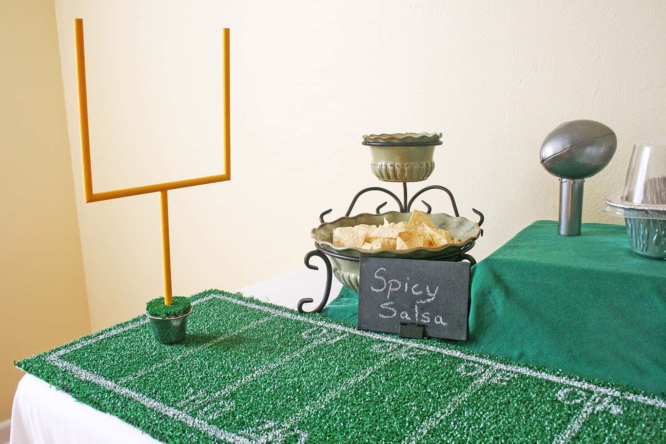 Super Bowl Party Buffet Table - Adorn the Table