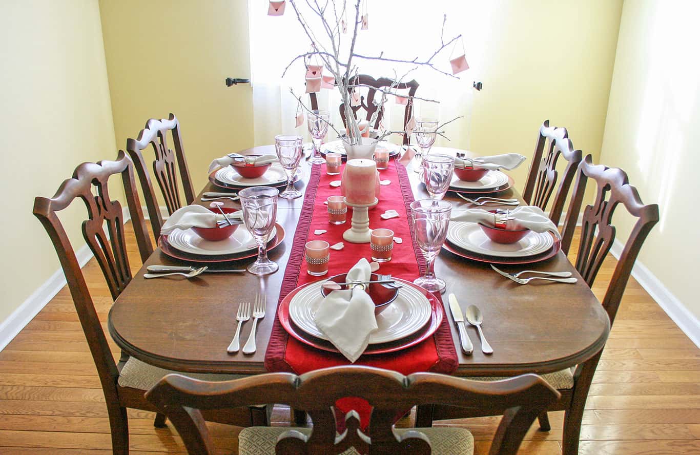 Simple Galentine’s Day Tablescape - Adorn the Table
