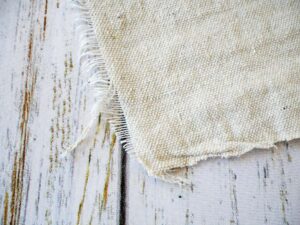 Easy No Sew DIY Drop Cloth Napkins - Adorn the Table