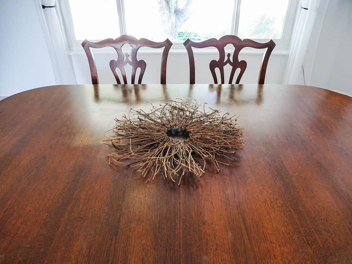 Fall Wreath Centerpiece DIY - Adorn the Table