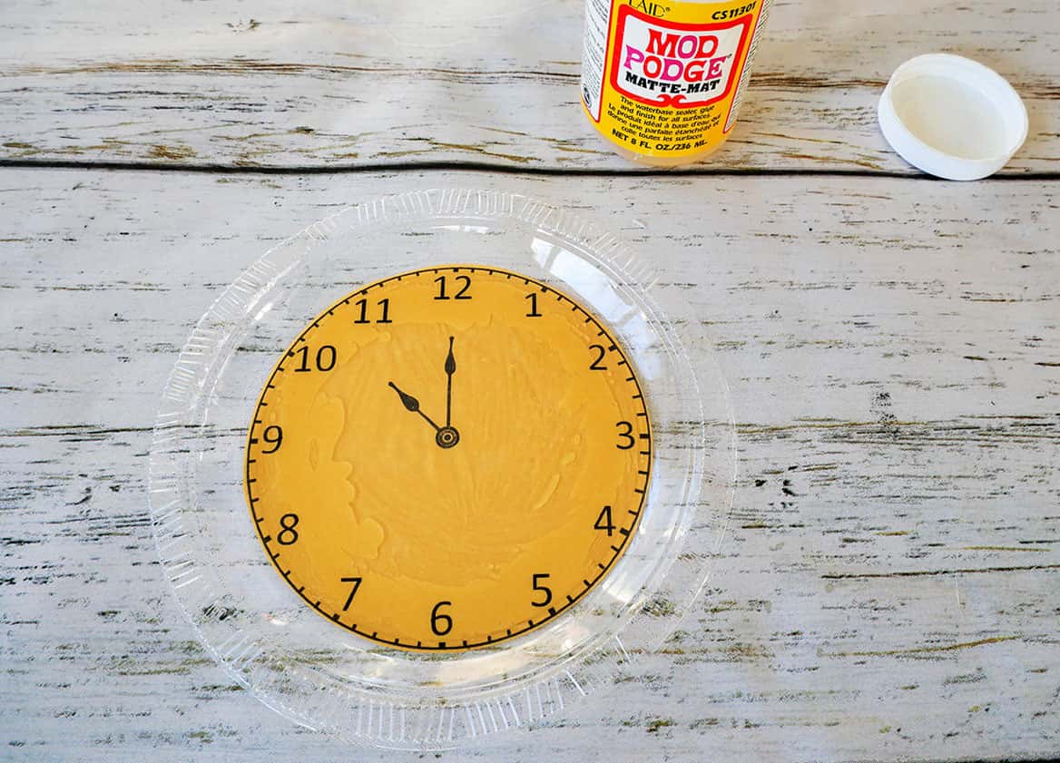 DIY New Year's Eve Clock Plates - Adorn the Table