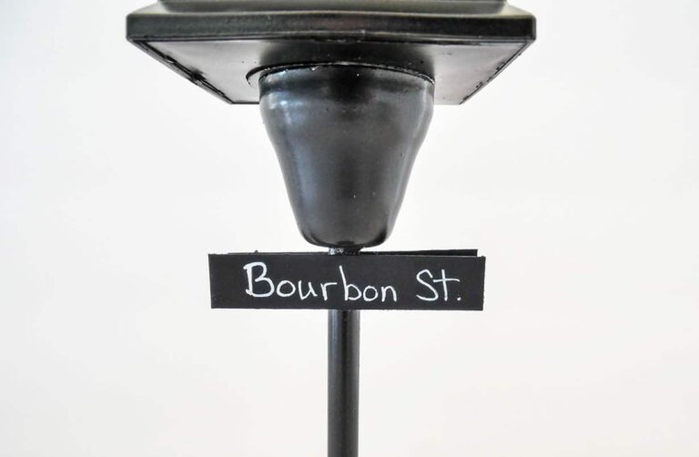 DIY Streetlight Posts for Tabletop Decor - Adorn the Table