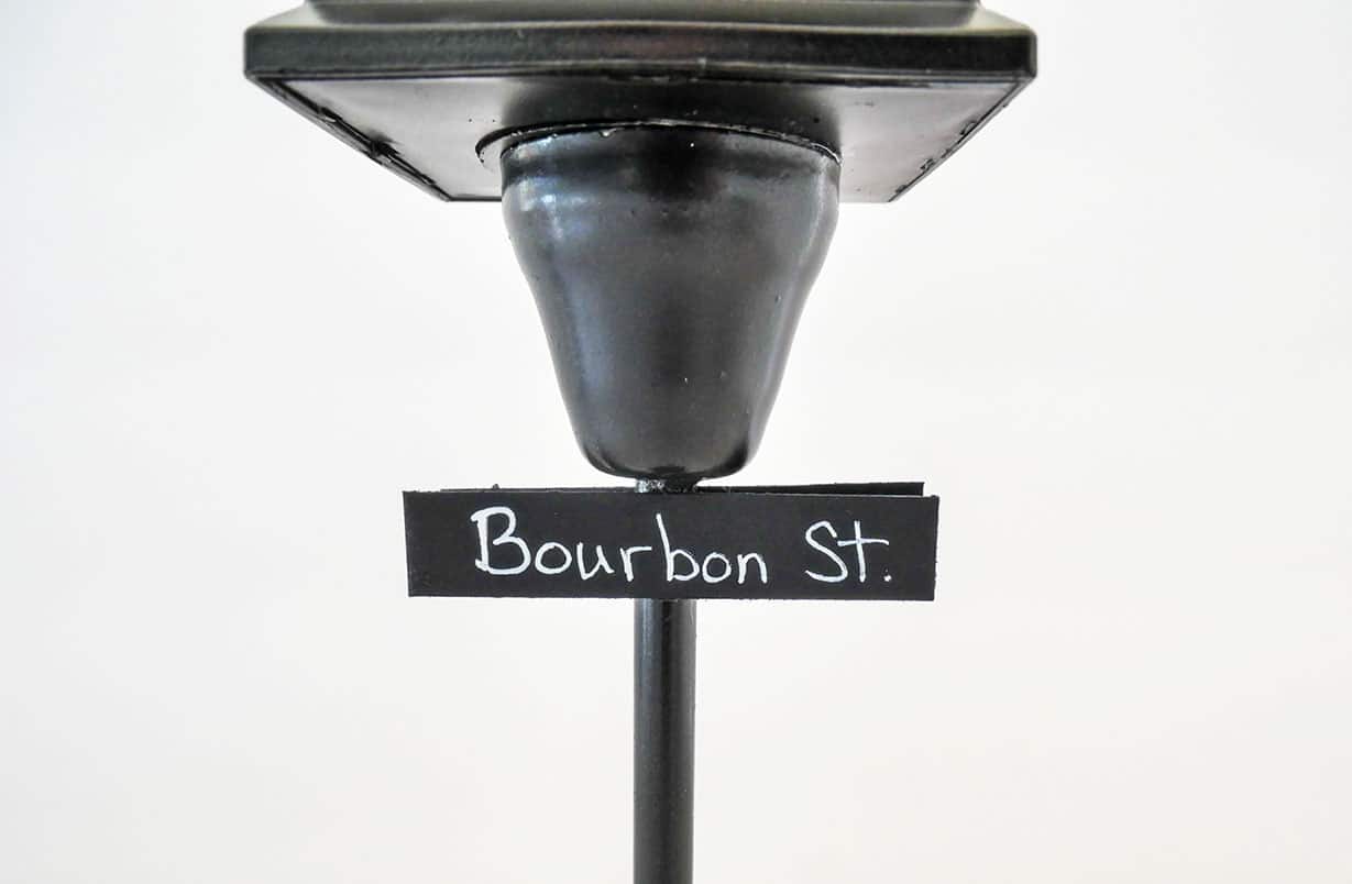 DIY Streetlight Posts for Tabletop Decor - Adorn the Table