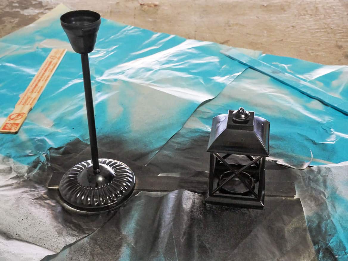 DIY Streetlight Posts for Tabletop Decor - Adorn the Table