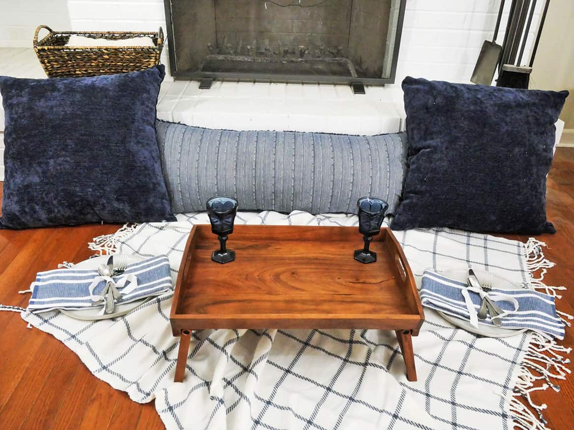 Easy Cozy Table Setting for Two - Adorn the Table