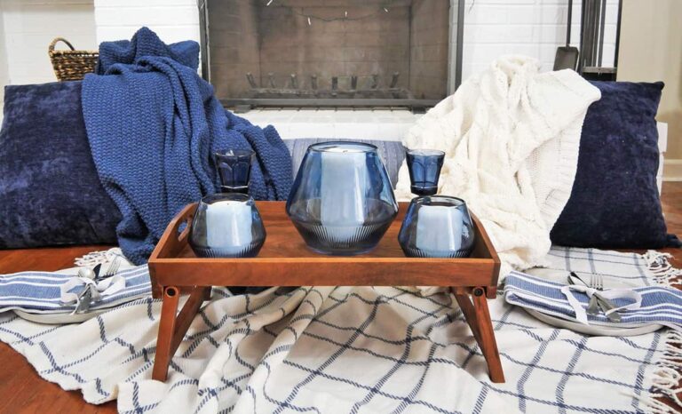 Easy Cozy Table Setting for Two - Adorn the Table