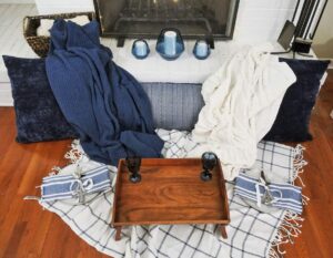 Easy Cozy Table Setting for Two - Adorn the Table