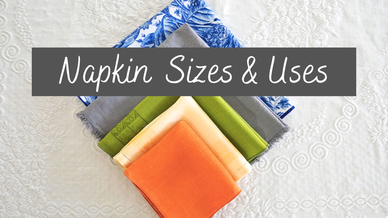 A Guide to Choosing the Right Napkin Size for Every Occasion - Adorn ...