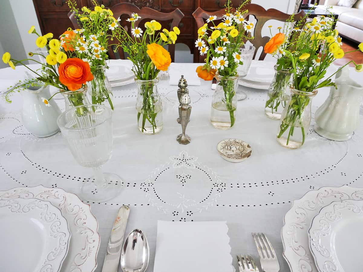 Create a French Farmhouse Tablescape for Under $40 - Adorn the Table