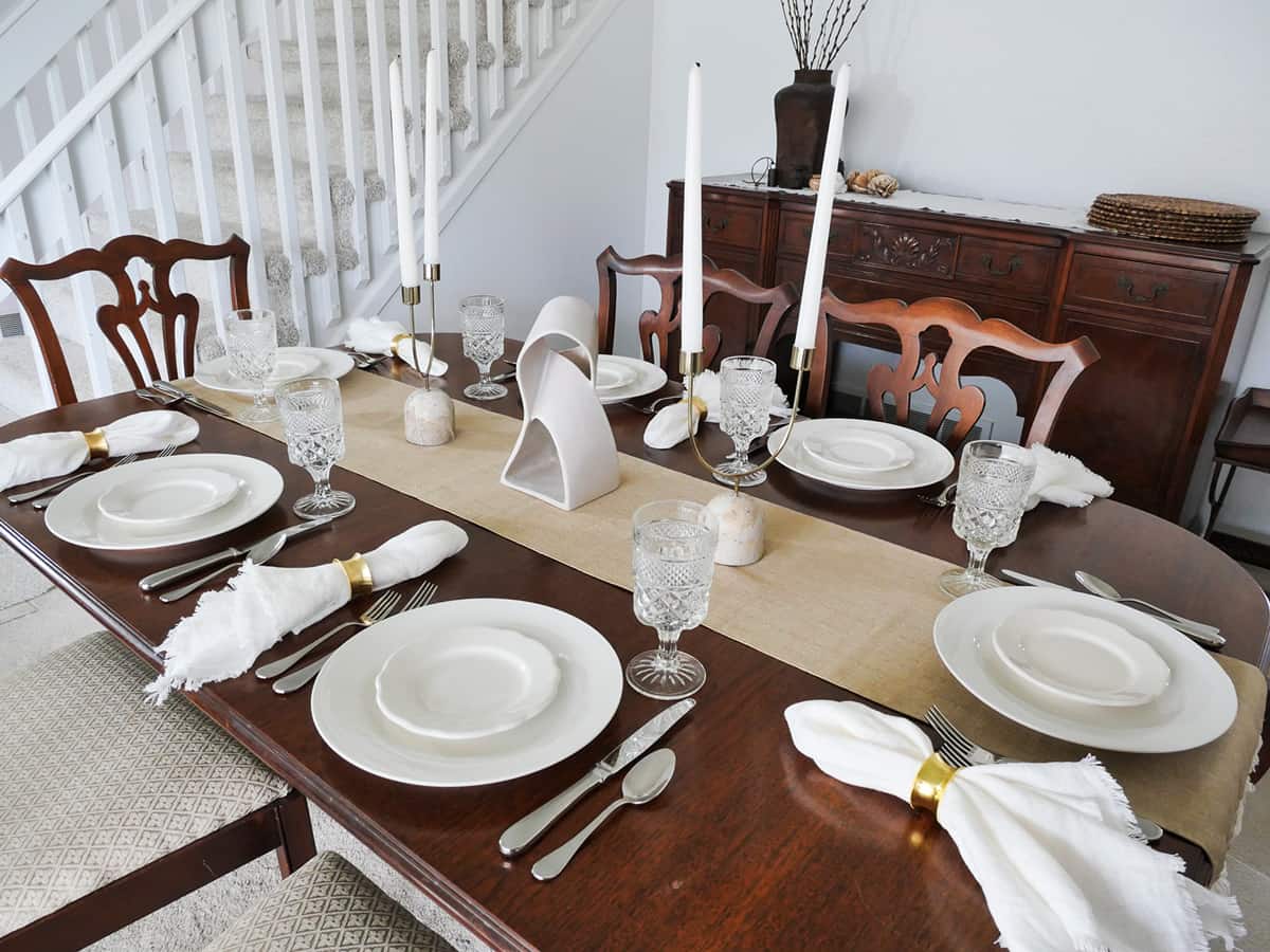How to Style 3 Stunning Neutral Table Settings - Adorn the Table