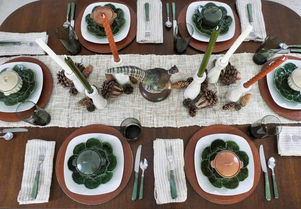 Styling a Casual Fall Tablescape Using Earthy Rustic Colors - Adorn the ...