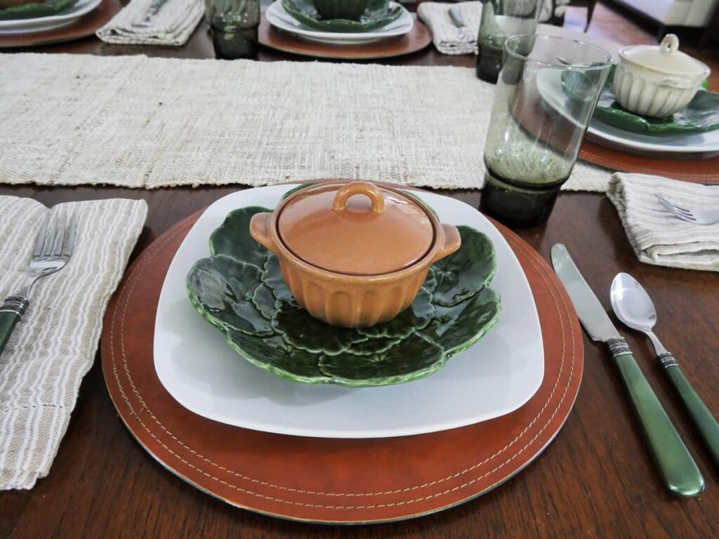 Styling a Casual Fall Tablescape Using Earthy Rustic Colors - Adorn the ...