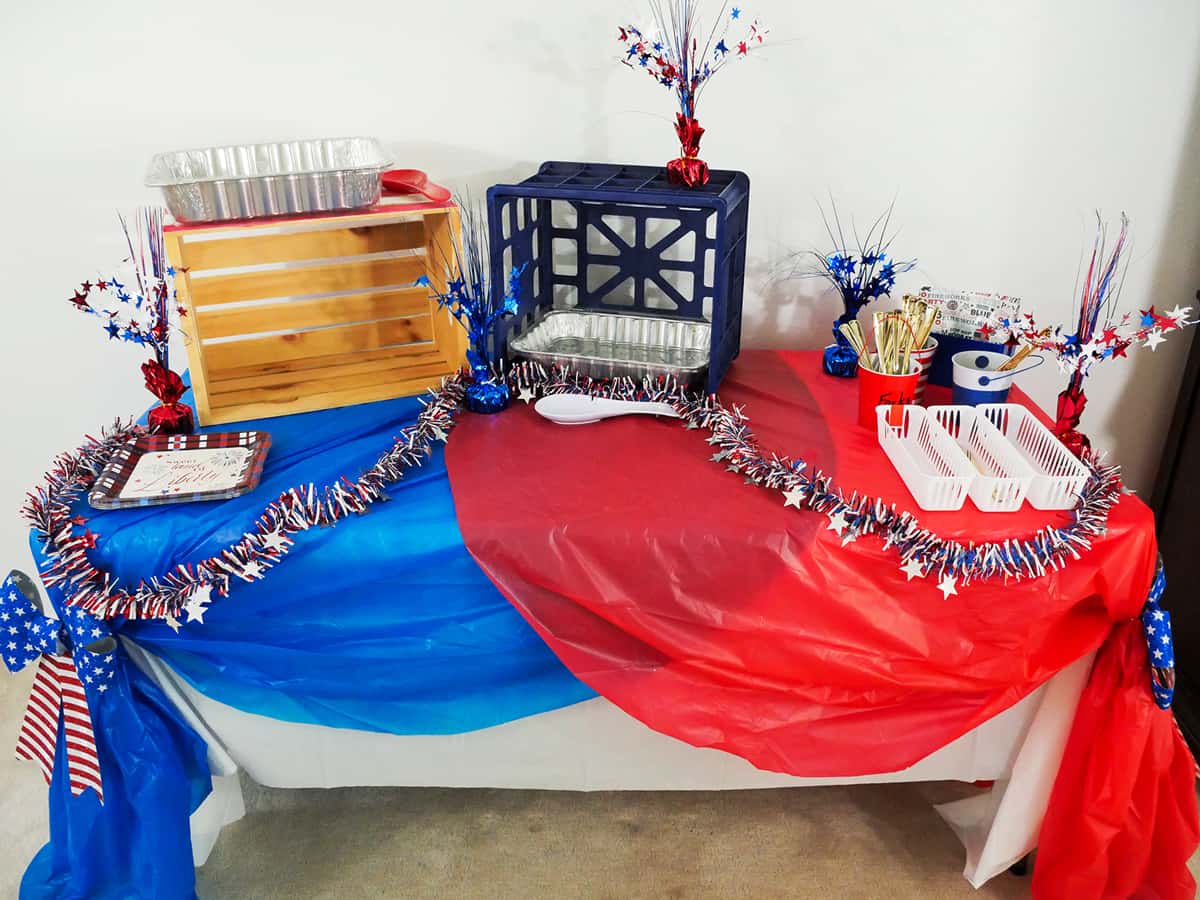 How to Style an Inexpensive Outdoor Buffet Table (That Still Looks ...